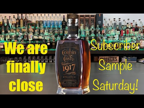Corbin Cash 1917 Merced Rye Whiskey Single Barrel/ Subscriber Sample ...