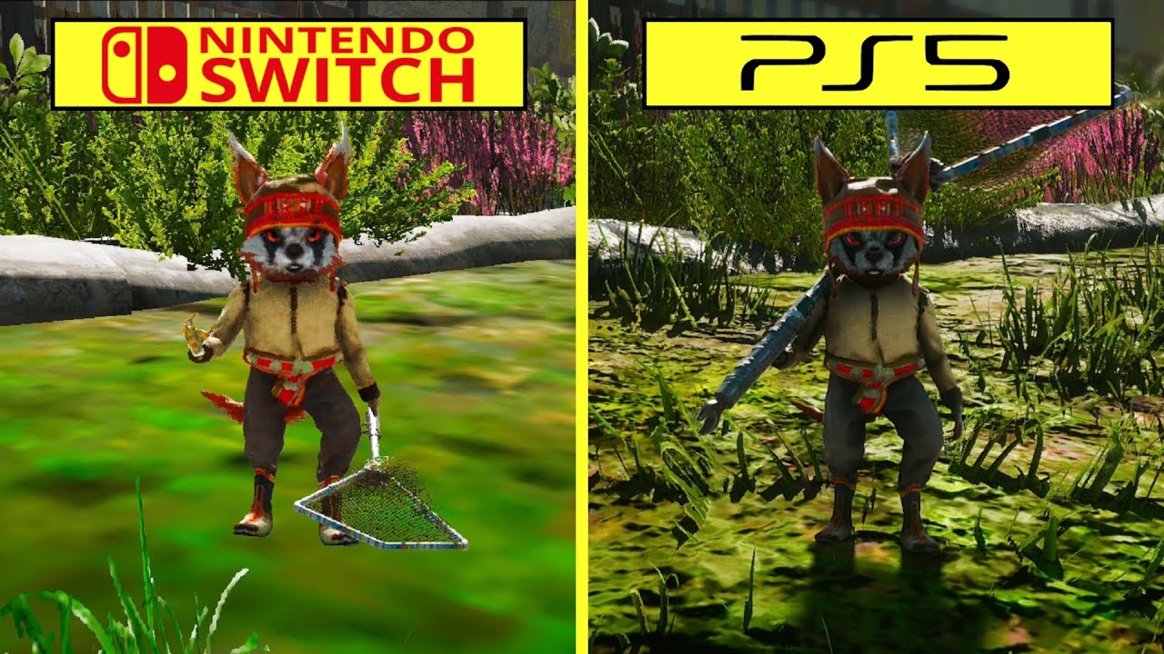 Biomutant Nintendo Switch vs PS5 Graphics Comparison + Frame Rate Test ...