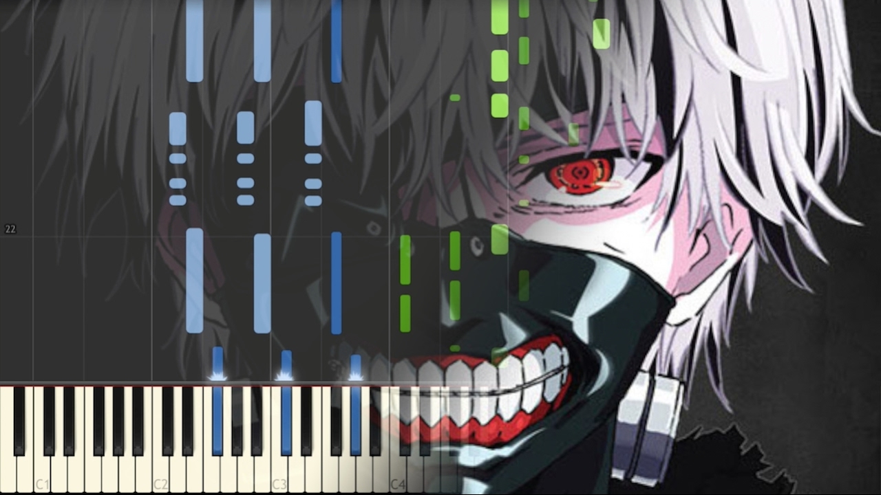 Tokyo Ghoul - Opening Theme (Unravel) - Piano (Synthesia) - YouTube