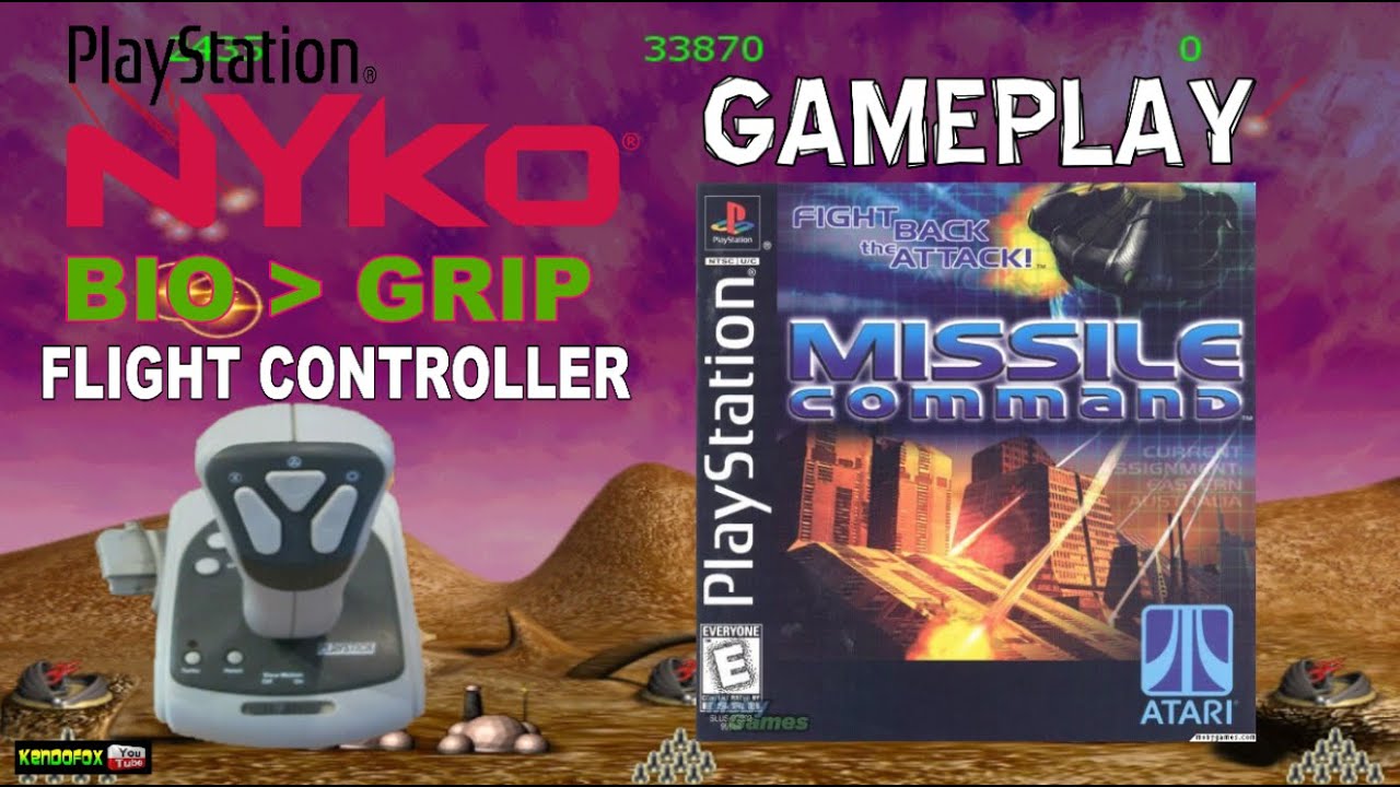 PS1 Missile Commando x NYKO Bio Grip Flight Controller - YouTube