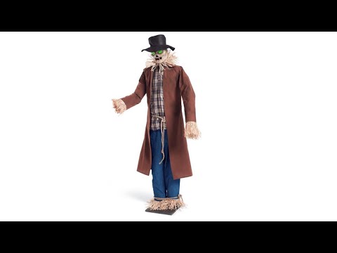 Grandin Road Halloween Haven 2013 Silas The Animated Scarecrows Figure ...