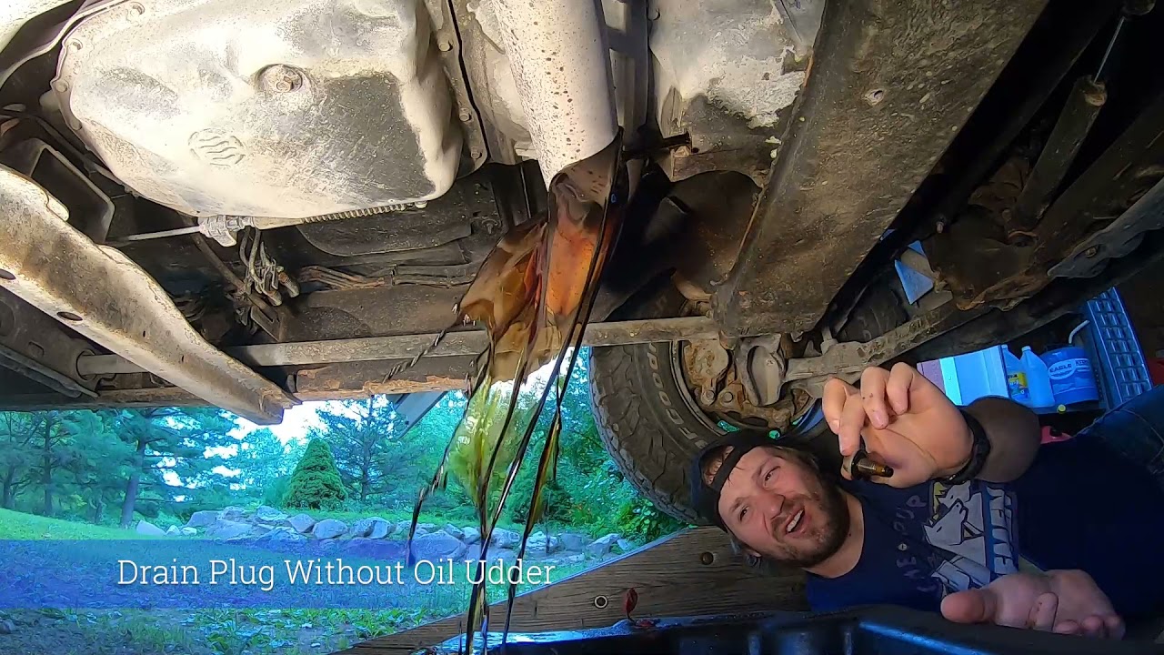 OIL UDDER in ACTION on CHEVY Silverado 2500 6.0L | #chevrolet - YouTube