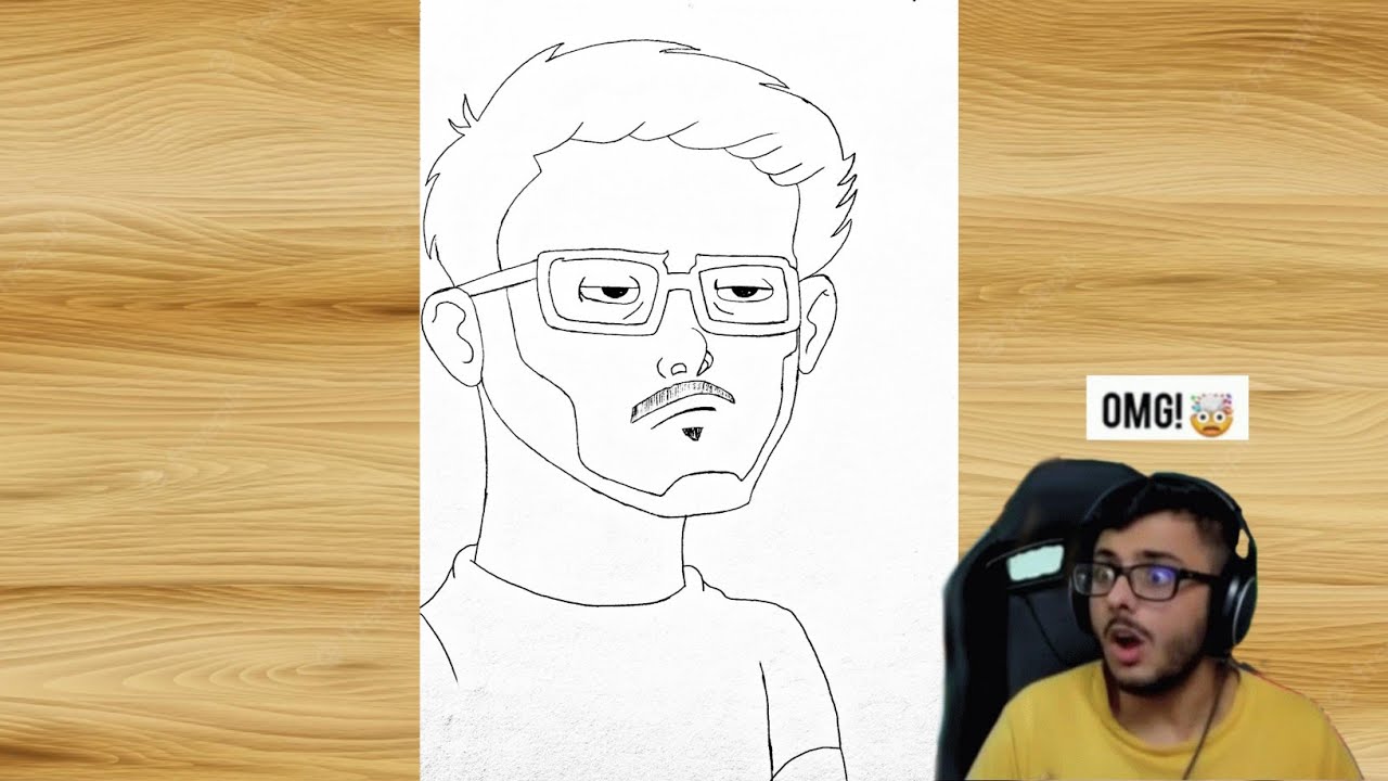 How to draw Carryminati Logo - Step by Step - YouTube