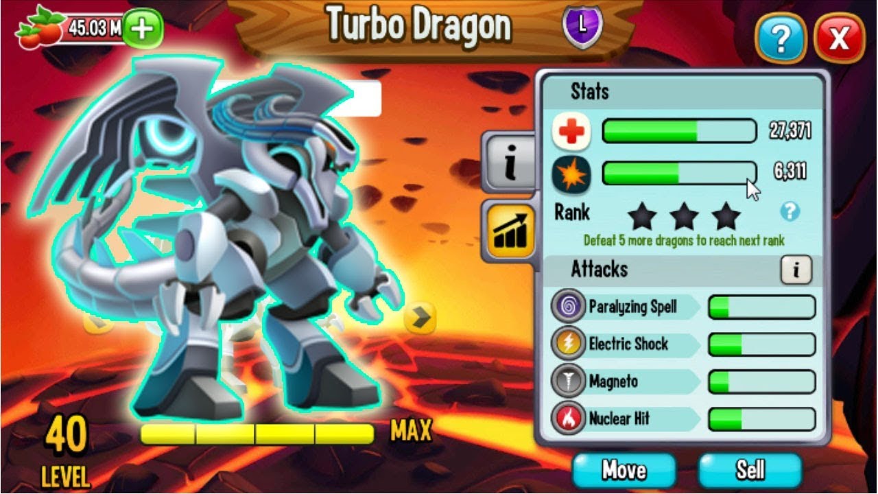 Dragon City - Legendary Turbo Dragon level 40 vs High Entity Dragon ...