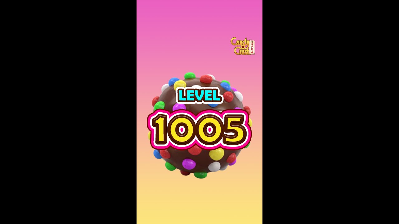 Candy Crush Saga _ Level 1005 - YouTube