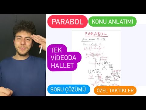 25) PARABOL | TEK VİDEODA HALLET KONU ANLATIMI VE SORU ÇÖZÜMÜ mala anlatır gibi matematik