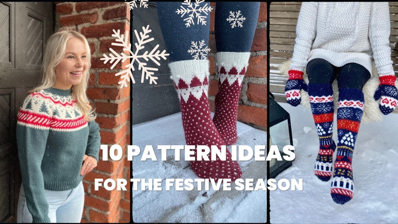 10 pattern ideas for the festive season - YouTube