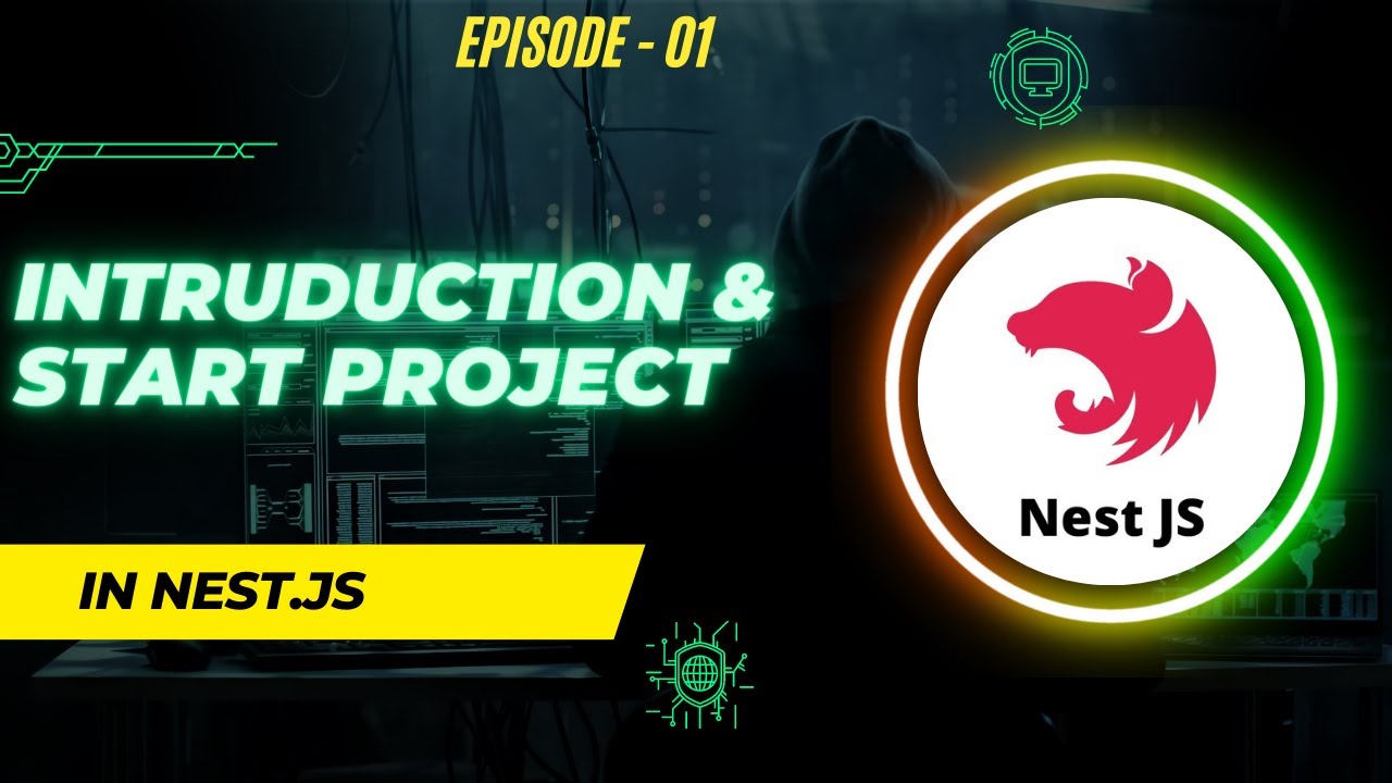 معرفی و ساخت پروژه نست جی اس | Introduction & start Nest project - YouTube