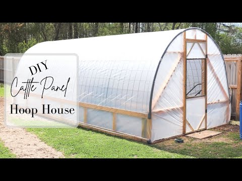 How To Build Cattle Panel Gardening Greenhouse