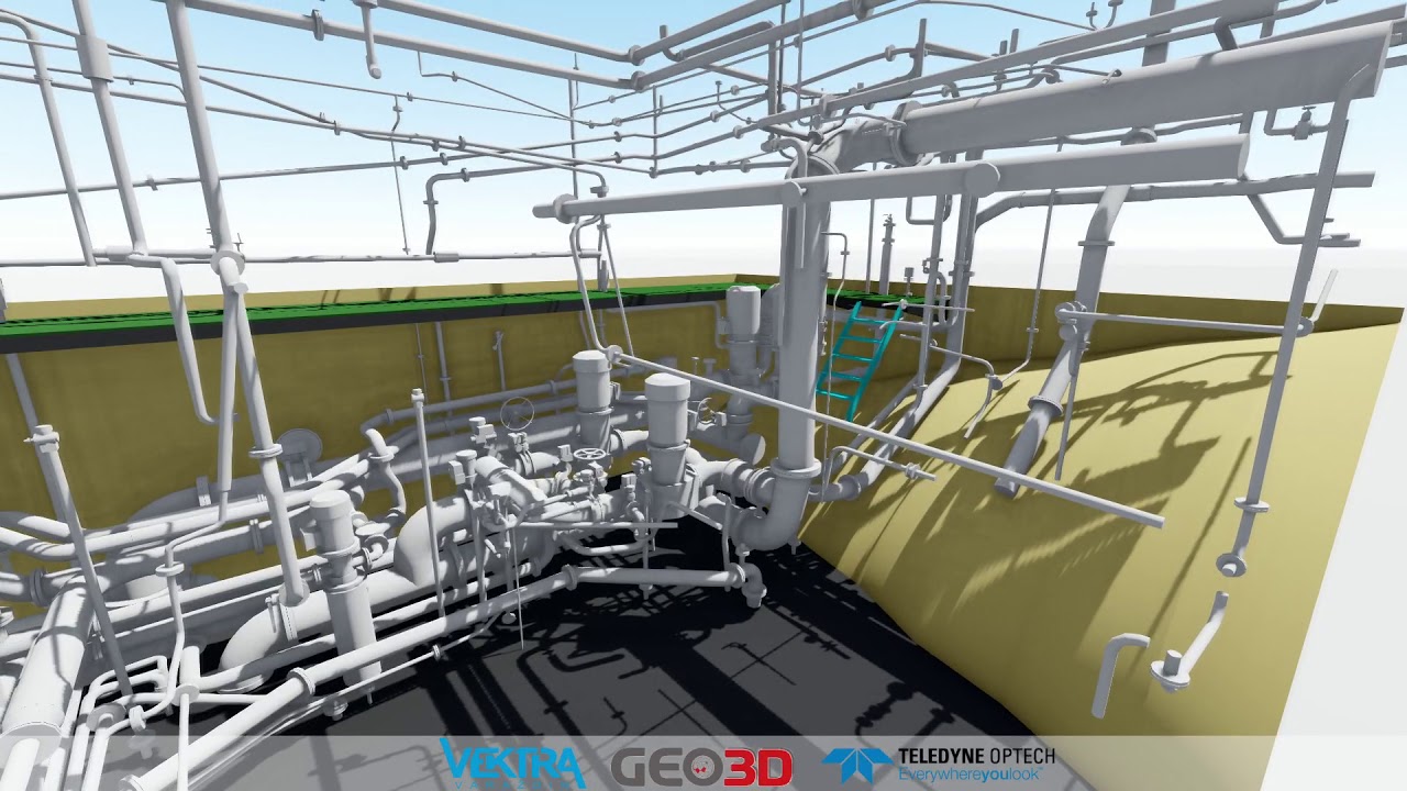 Vektra/Geo3d - 3D laser scanning and modeling in shipbuilding industry - YouTube