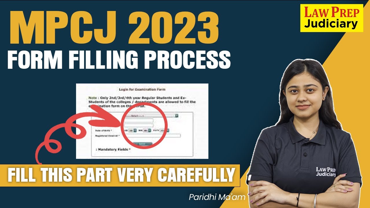 MPCJ 2023 Form Filling Process Fully Explained! Madhya Pradesh Civil ...