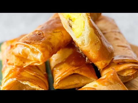 Fried Plantain Egg Rolls - YouTube