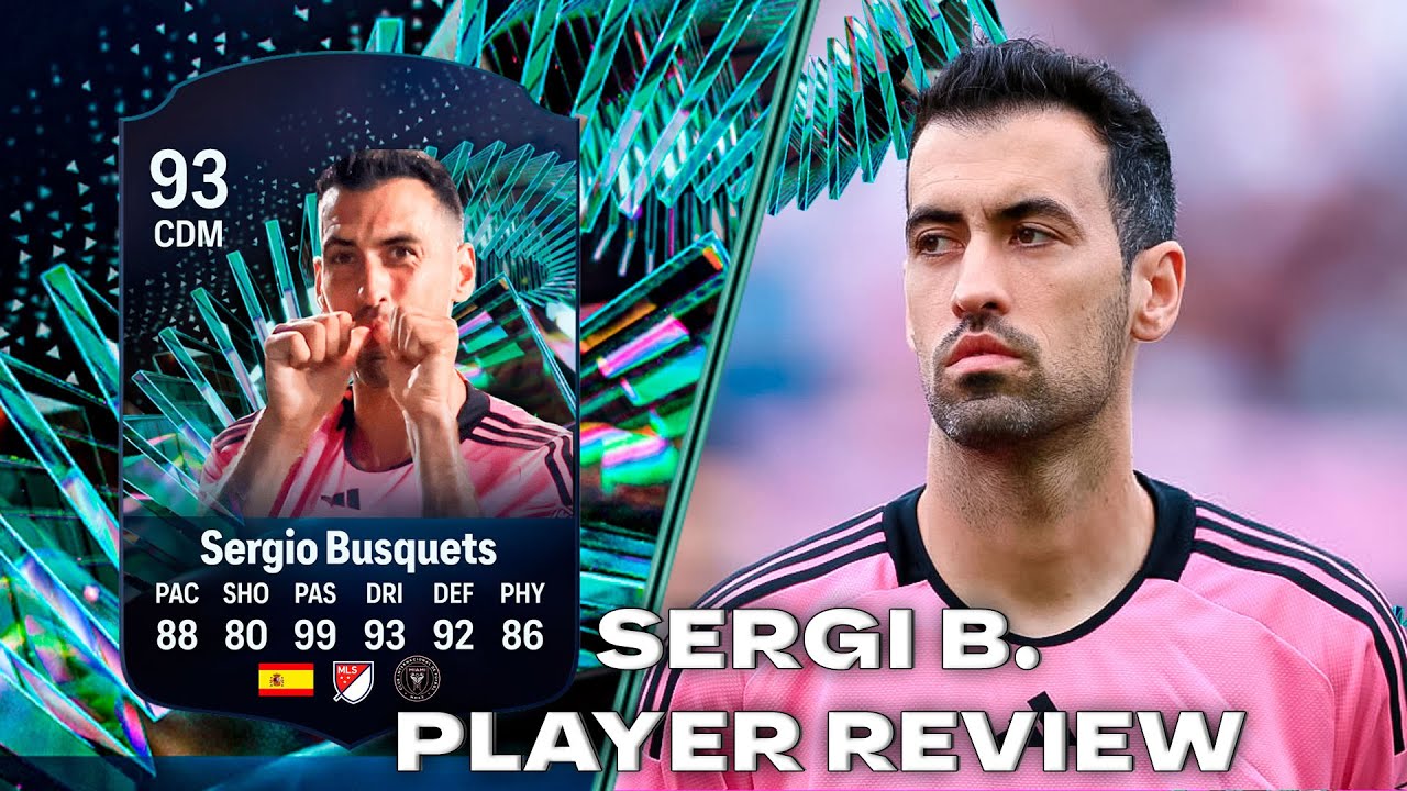 LEYENDA DEL BARSA Y MJY UTILIZABLE !!! // SERGIO BUSQUETS 93 TOTS ...