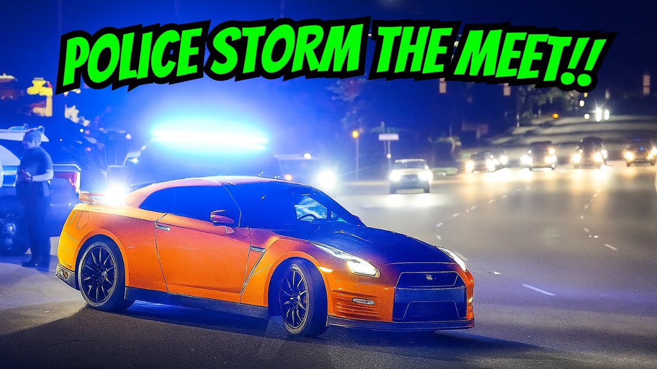 INSANE Police Raid At Mexico Night Meet!! - YouTube