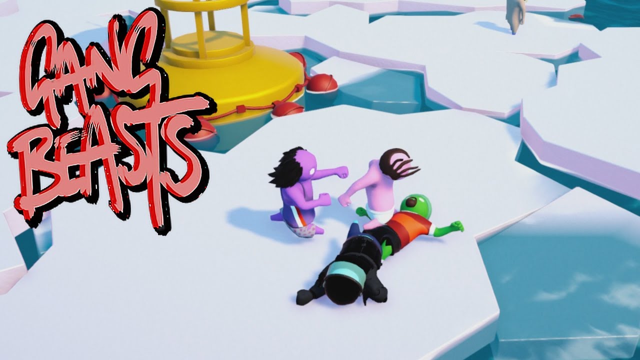 Cold as Ice - GANG BEASTS [Melee] PS5 Gameplay - YouTube