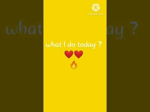 what I do today #1 - YouTube