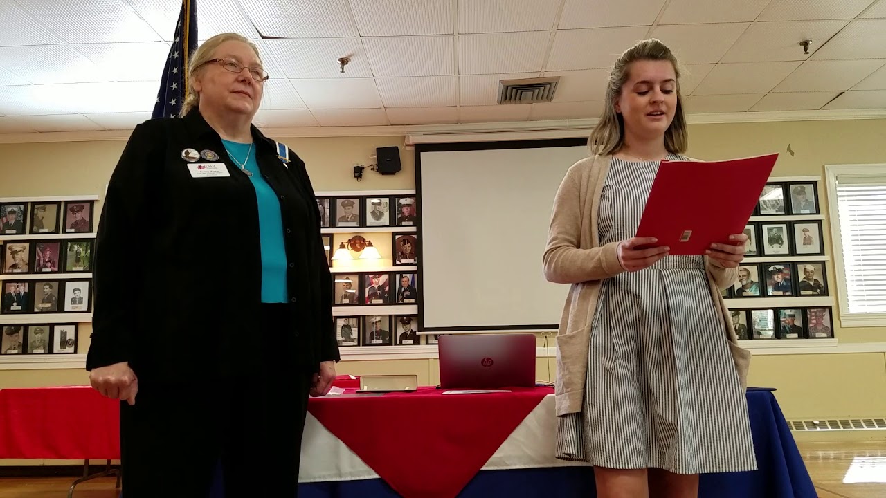 Daughters of the American Revolution awards for seniors elected DAR Good Citizens - YouTube