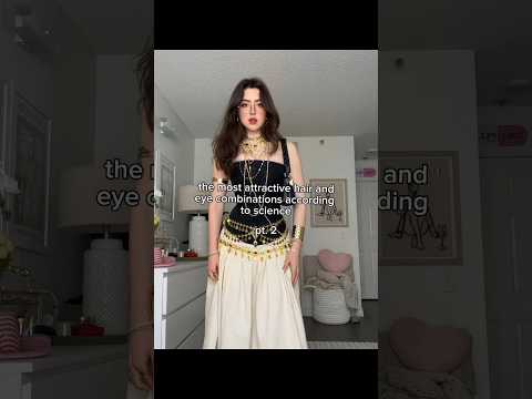 Most attractive hair and eye combinations according to science✨🛐. #shorts