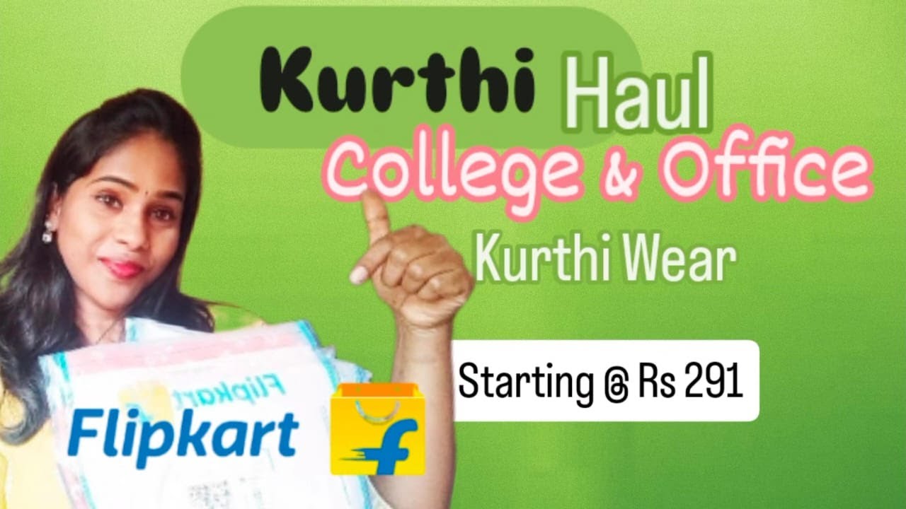 Flipkart kurthi/kutha haul💃affordable college /office wear kurthi ...