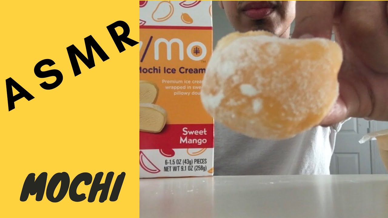 ASMR Eating Mochi Ice Cream Sweets For The First Time! - YouTube