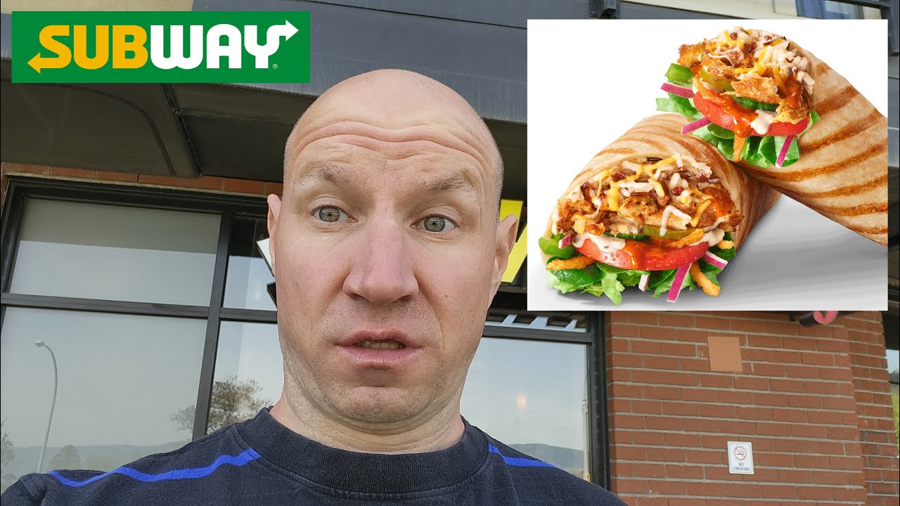 Subway's New Shawarma Chicken Wrap!! - YouTube
