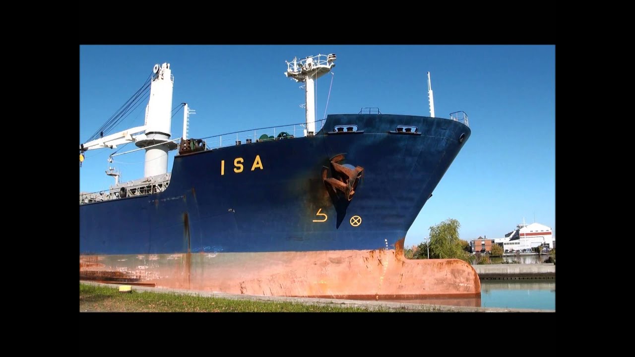 Polsteam ship "ISA" on the Welland Canal (2012) - YouTube