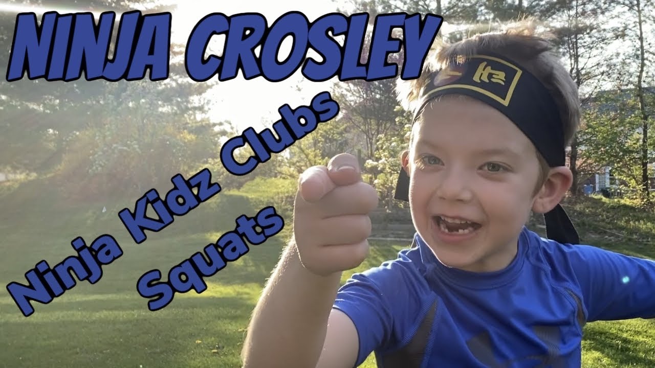 Ninja Kidz Clubs Squats by Ninja Crosley - YouTube