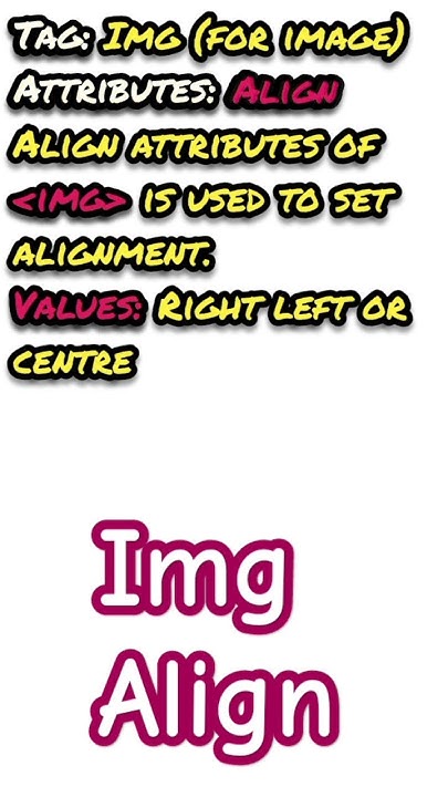 Image Alignment Htmltags Learnhtml In Hindi Coding Trending Html Computer Shortsfeed
