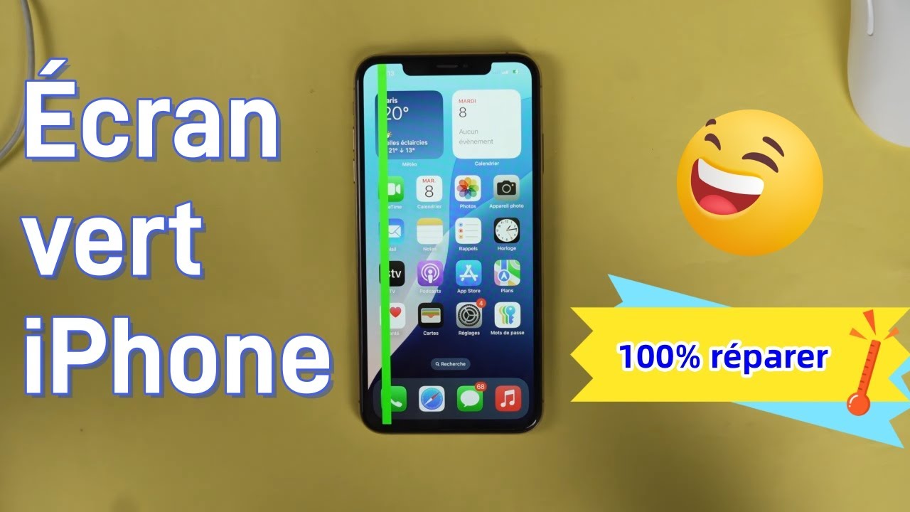 Comment réparer l'écran vert iPhone ? [100% réparer] - YouTube