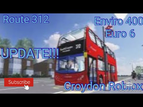 Croydon Roblox Route 312 *UPDATE* Enviro 400 Euro 6 - YouTube