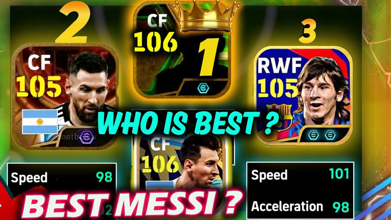BEST MESSI CARD in eFootball: BIG TIME OR AMBASSADOR OR OTHER🤔 ...
