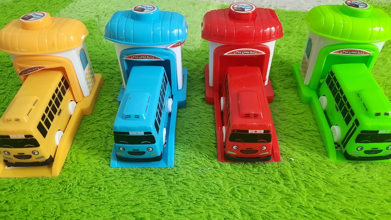 mainan bus tayo - YouTube