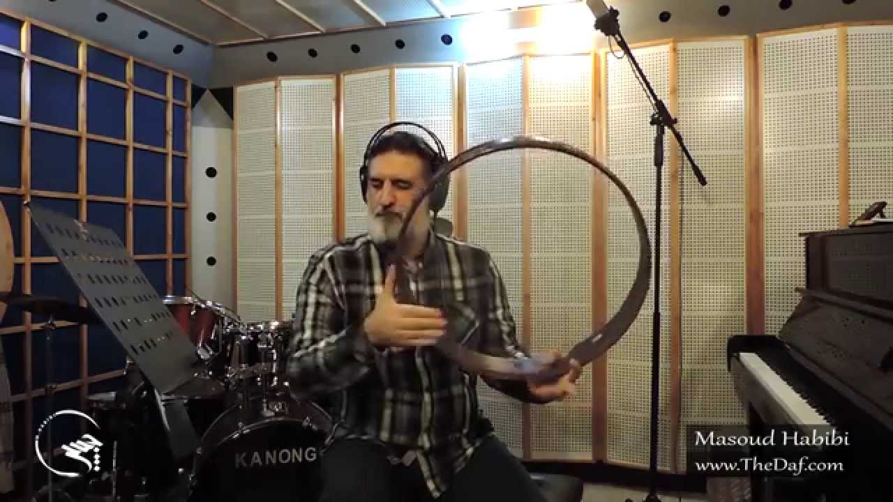 Masoud Habibi - Studio Solo - (Habibi's Transparent Bass Dayereh) - YouTube