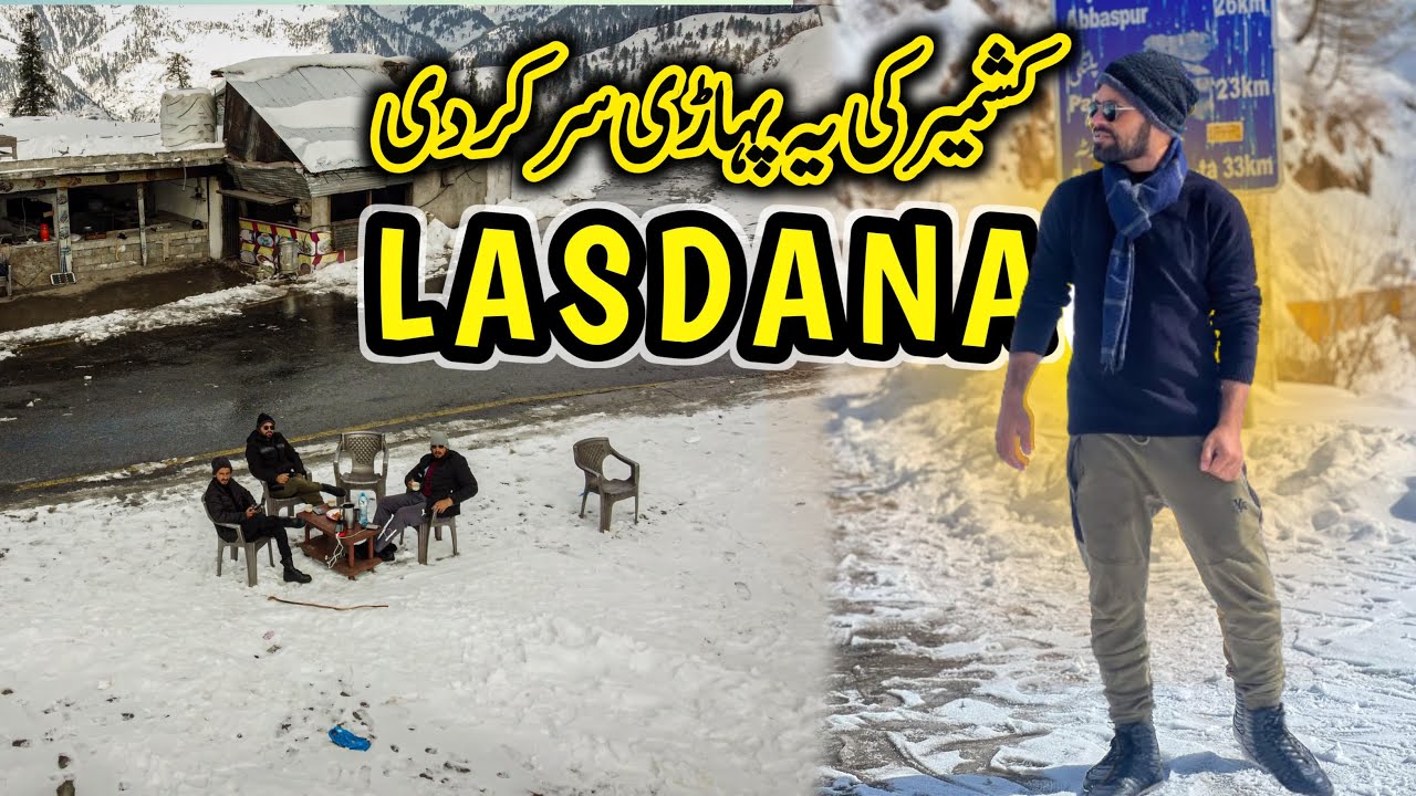 WE REACHED AT THE TOP OF SNOW MOUNTAIN OF LASDANA AZAD KASHMIR ...