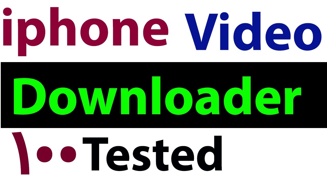 Best Iphone Video Downloader|How To Download Any Video from Ihow to ...