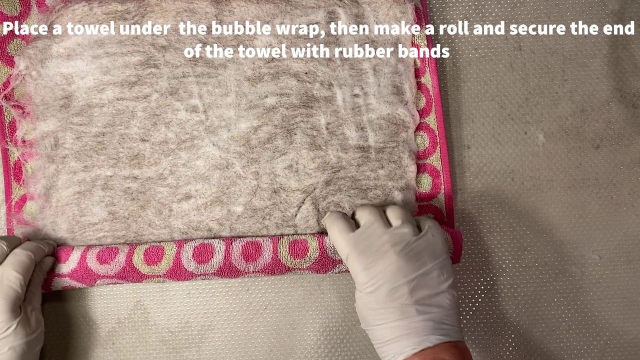 How to make Nuno Felting sample Sequence 01 - YouTube