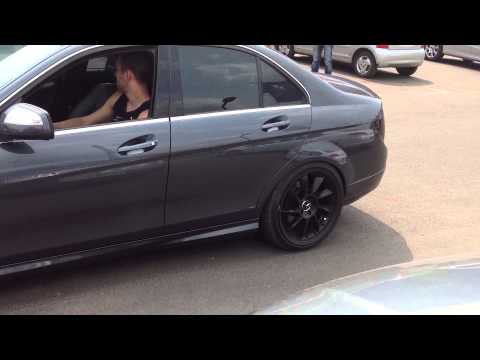 Mercedes C280 without exhaust! Headers only