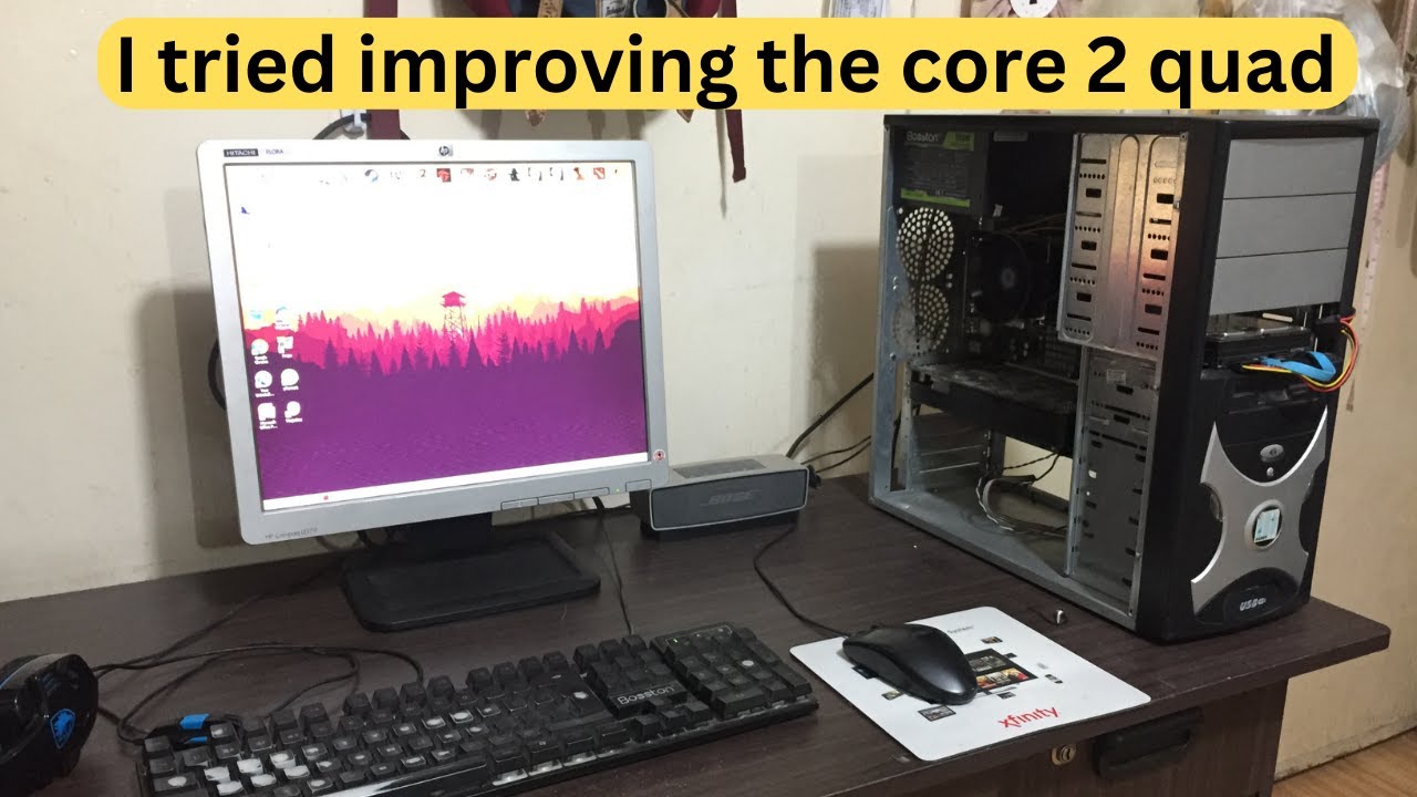 Core 2 Quad & GTS 250 with 8gb of ram tested on pisonet games - YouTube