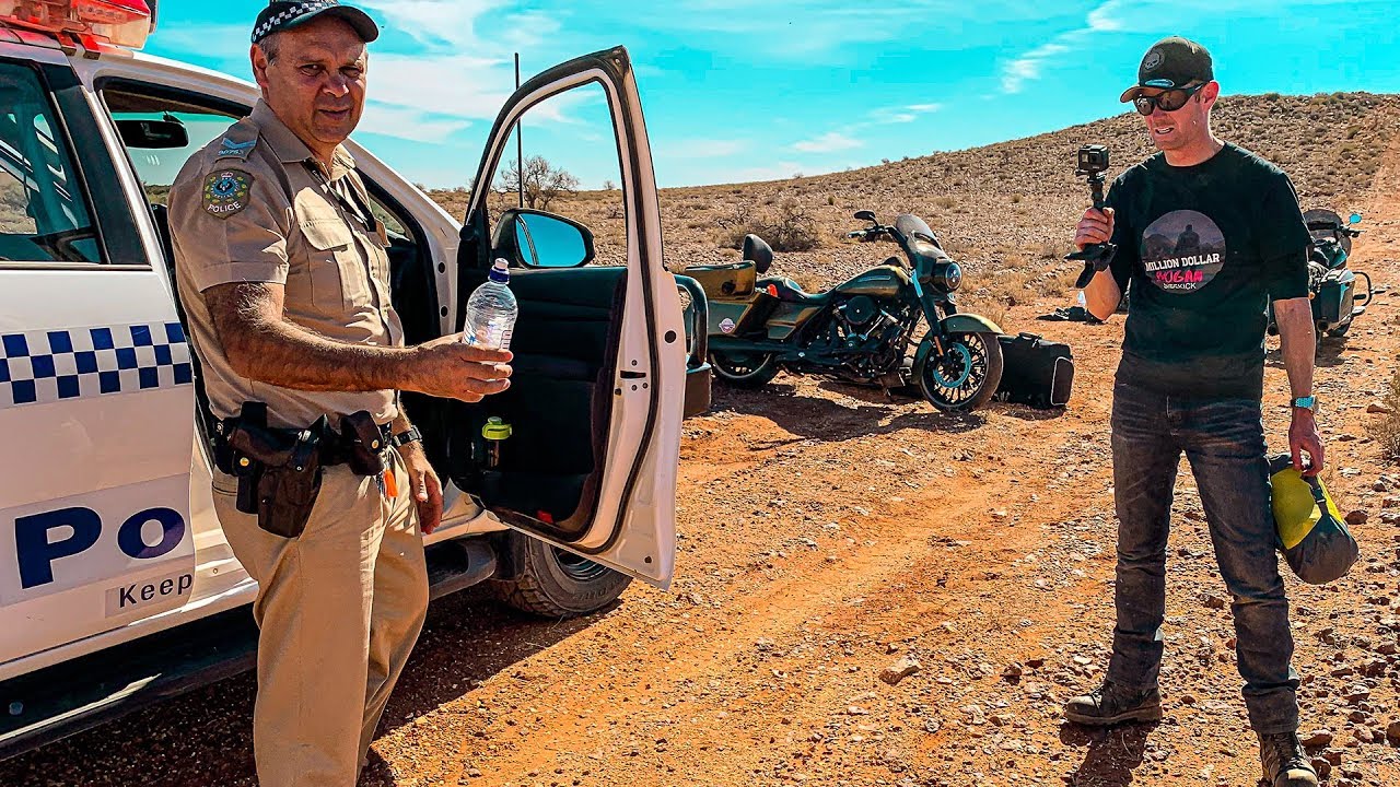 STRANDED ON THE HARLEY IN OUTBACK AUSTRALIA - YouTube