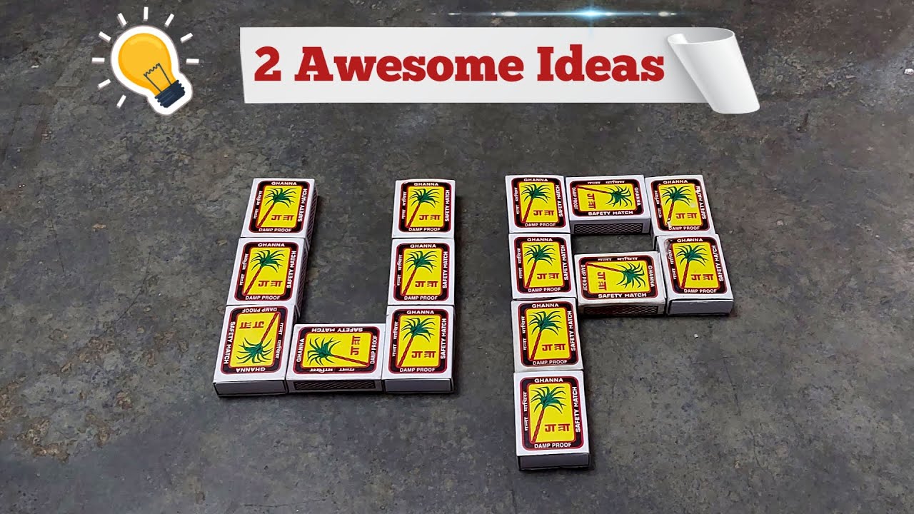 Top 2 Simple Matchbox Ideas - YouTube