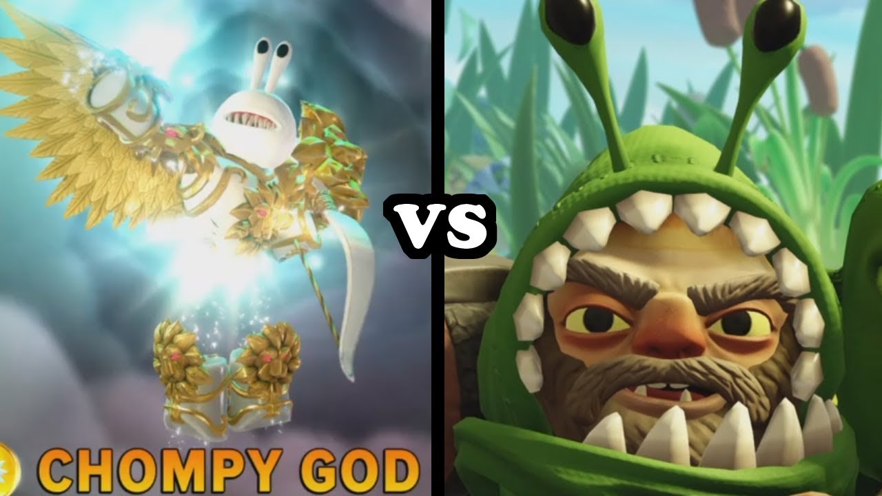 Skylanders Imaginators - Chompy God VS Chompy Mage - YouTube