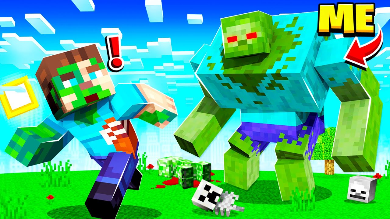 Morphing into MUTANT CREATURES in Minecraft - YouTube