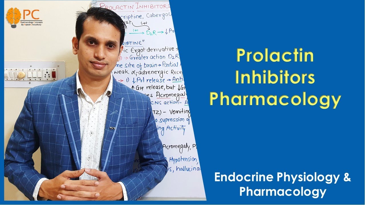 Endocrine Hormone (Part 6): Prolactin Inhibitors Pharmacology - YouTube