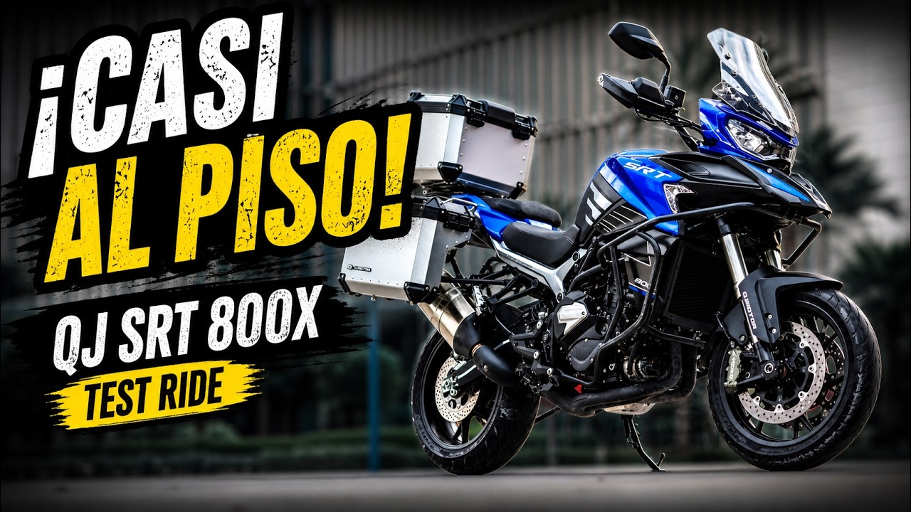 CASI TERMINO EN EL PISO!!!! QJ MOTOR SRT 800 X // TEST RIDE EN ENDURO ...