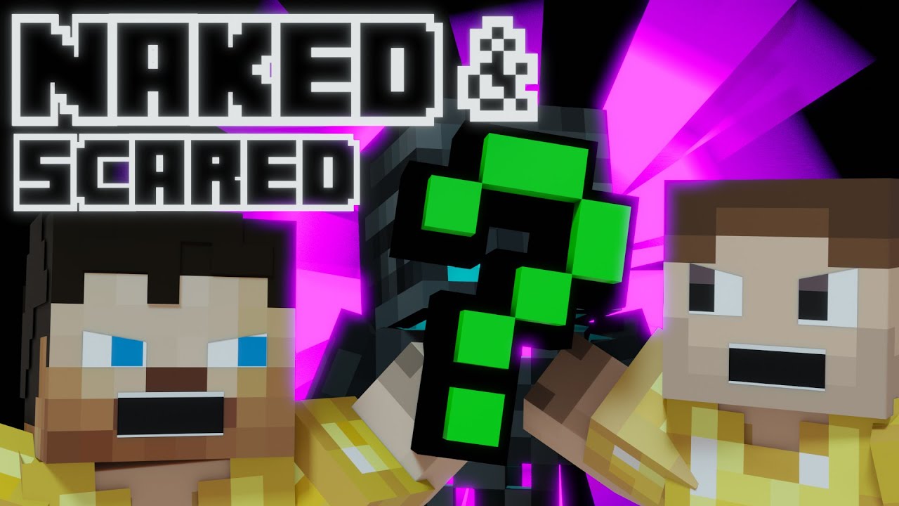 S26e20 Naked And Scared Minecraft Challenge In Ultra Hardcore Youtube