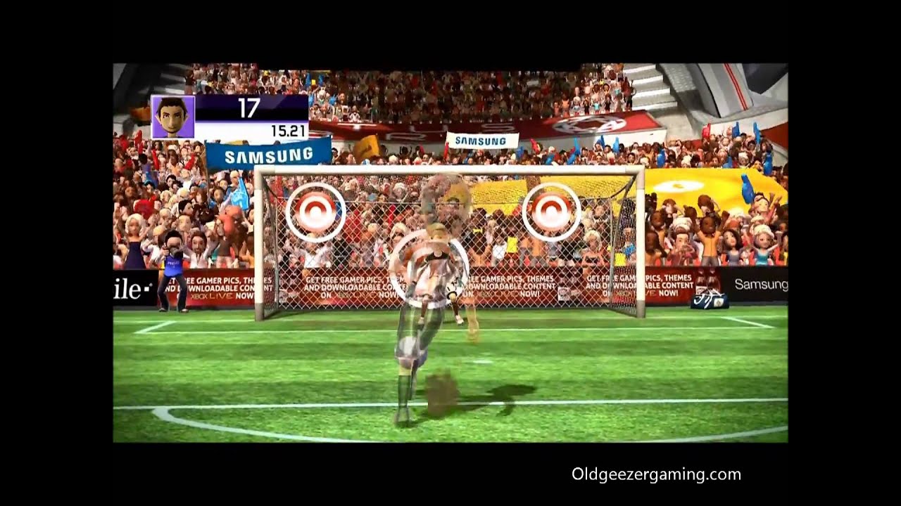 Xbox 360 Kinect Sports Target Kick [HD] High Definition Gameplay - YouTube