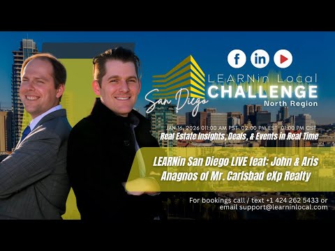 LEARNin San Diego LIVE Featuring Aris & John Anagnos of Mr. Carlsbad ...