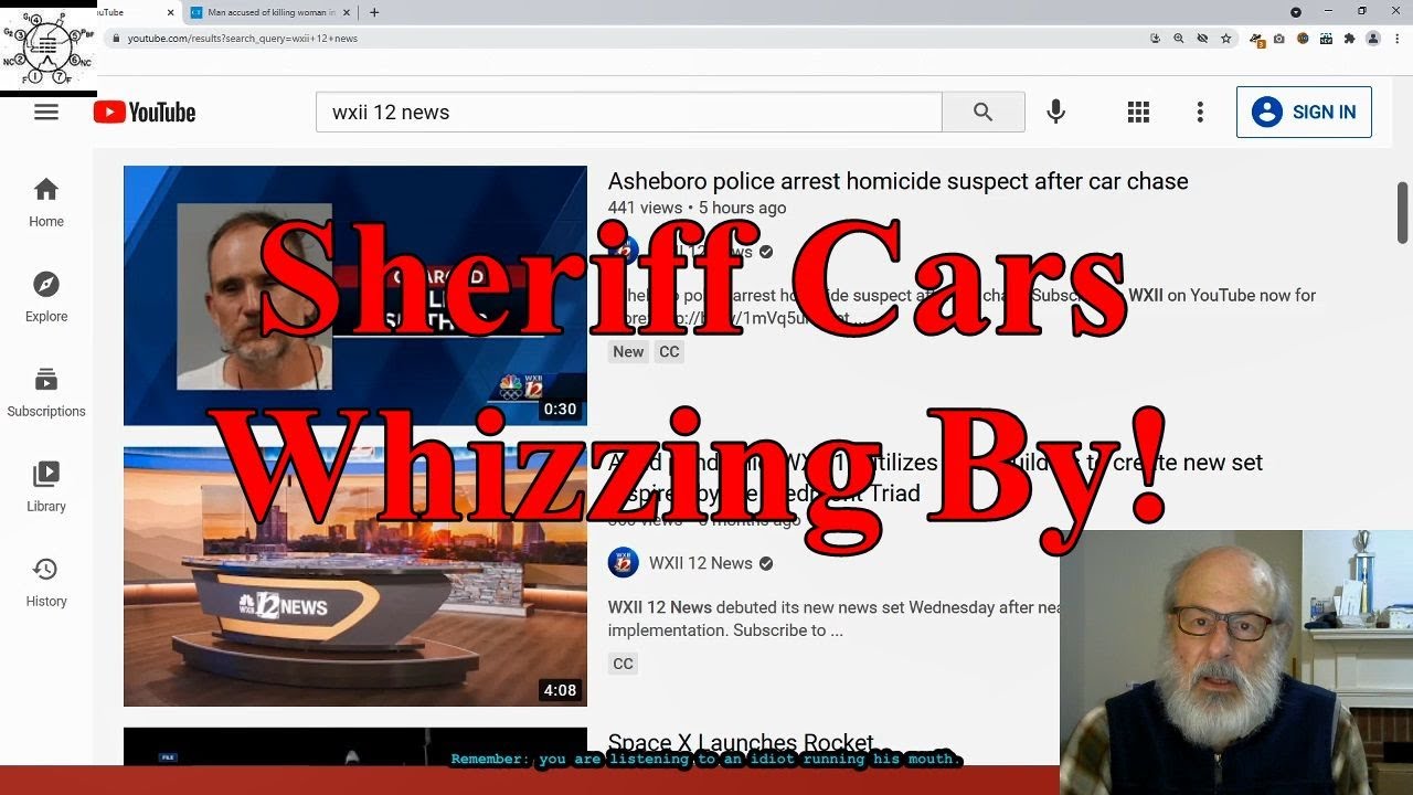 Sheriff Cars Whizzing By! - YouTube