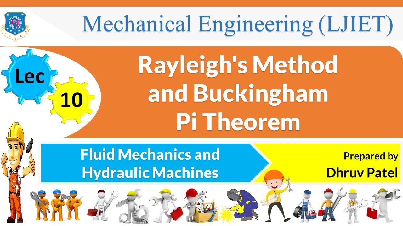 L 10 Rayleigh's Method , Buckingham Pi Theorem | Fluid Mechanics and ...