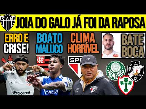 ERRO DO TIMÃO REVOLTA MEMPHIS| CLIMÃO NO SP| KJ NO FLA? NEY BATE BOCA| QUEM +GASTOU| GALO, SEP E+